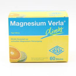 Verla-Pharm Arzneimittel GmbH & Co. KG 2x Magnesium Verla direkt Citrus Granulat 60 St