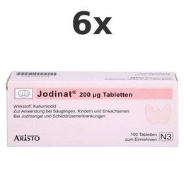 Aristo 6x Jodinat 200 &mu;g Tabletten 100 St