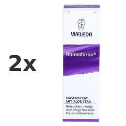 Weleda 2x Rhinodoron Nasenspray Aloe Vera 20 ml
