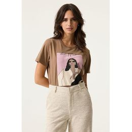 Garcia Shirt in Hellbraun - 52% | Gr&ouml;&szlig;e XS | Damen-tops
