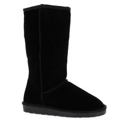 Gooce Leder-Winterstiefel "Elidir" in Schwarz - 56% | Gr&ouml;&szlig;e 39 | Damen-stiefel