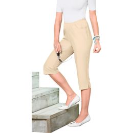 CR&Eacute;ATION L Damen Caprihose beige Gr&ouml;&szlig;e 42