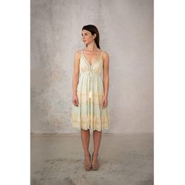 Lula Natura Kleid in Gelb/ Gr&uuml;n - 77% | Damen-kleider