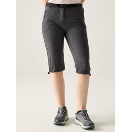 Regatta Funktions-Caprihose "Xert Stretch" in Anthrazit - 57% | Gr&ouml;&szlig;e 34 | Damen-sporthosen