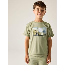 Regatta Funktionsshirt "Alvarado" in Gr&uuml;n - 63% | Gr&ouml;&szlig;e 164 | Kinder-oberteile