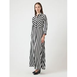 Y.A.S YAS Kleid in Wei&szlig;/ Schwarz - 52% | Gr&ouml;&szlig;e M | Damen-kleider