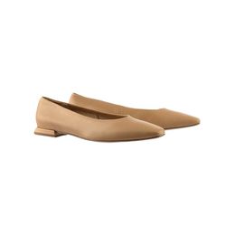 H&ouml;gl H&ouml;gl Leder-Ballerinas in Beige - 51% | Gr&ouml;&szlig;e 41,5 | Damen-ballerinas