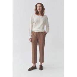TATUUM Pullover "Finn" in Wei&szlig; - 57% | Gr&ouml;&szlig;e L | Damen-pullover-cardigans