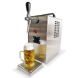 ich-zapfe Komplett Set - Zapfanlage JET 30 Bierkoffer, Bierzapfanlage, Durchlaufk&uuml;hler 1-leitig Trockenk&uuml;hler, bis zu 35 Liter/h, Klappbare Bierzeltgarnitur mit