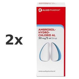 ALIUD 2x Ambroxolhydrochlorid Al 30 mg / 5 ml Sirup zur Erleichterung des Abhustens bei erk&auml;ltungsbedingter Bronchitis (Schleiml&ouml;ser) 250 ml