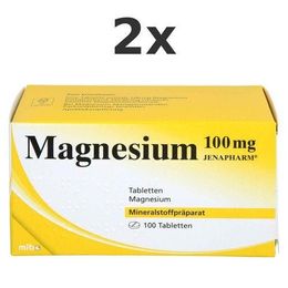 2x Magnesium 100 mg Jenapharm Tabletten 100 St