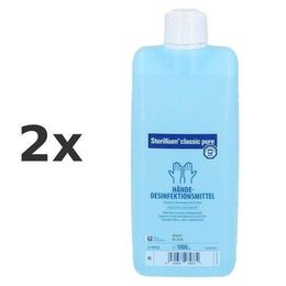 Paul Hartmann AG 2x Sterillium Classic Pure H&auml;ndedesinfektion Lsg. 1000 ml