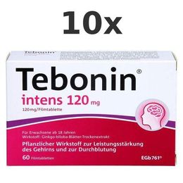 10x Tebonin intens 120 mg Filmtabletten 60 St