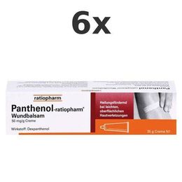 6x PANTHENOL-ratiopharm Wundbalsam 35 g