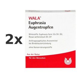 WALA 2x Euphrasia Augentropfen 2,5 ml