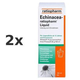 2x ECHINACEA-ratiopharm Liquid 100 ml