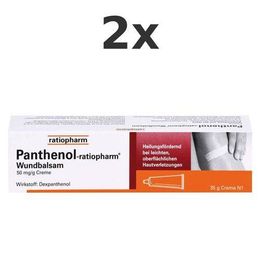 2x PANTHENOL-ratiopharm Wundbalsam 35 g