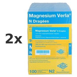 Verla-Pharm Arzneimittel GmbH & Co. KG 2x Magnesium Verla N Dragees 1000 St