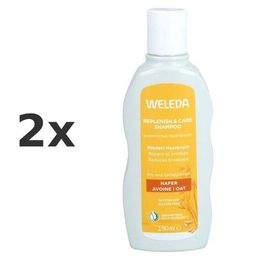 2x Weleda Replenish & Care Shampoo Hafer 190 ml