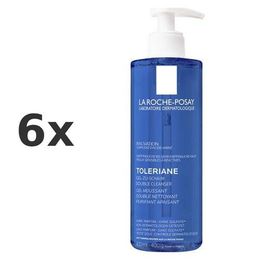 L'Or&eacute;al 6x ROCHE-POSAY Toleriane Gel-zu-Schaum Cleanser 400 ml