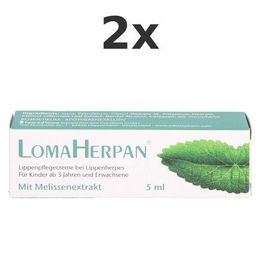 InfectoPharm&reg;  2x Lomaherpan Lippenpflegecreme mit Melissenextrakt 5 ml