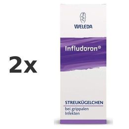 Weleda 2x Infludoron Streuk&uuml;gelchen 10 g