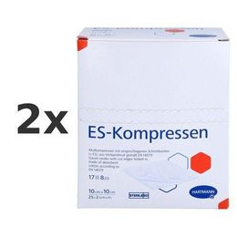 Paul Hartmann AG 2x ES-KOMPRESSEN steril 10x10 cm 8fach 50 St