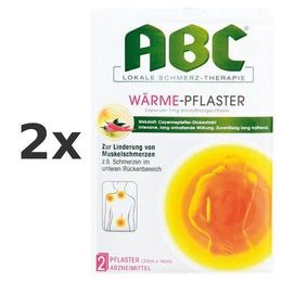 Beiersdorf AG 2x Abc W&auml;rme-Pflaster Capsicum Hansaplast med 14x22 2 St