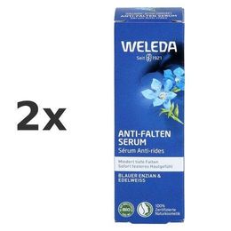 2x Weleda Anti-Falten Serum blauer Enzian & Edelwei&szlig; 30 ml