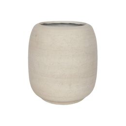Mobili Rebecca Blumentopf, Wei&szlig;, Stein, Rund, 37 cm, Dekoration, Blumen & Zubeh&ouml;r, &Uuml;bert&ouml;pfe