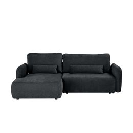 U.N.O uno Ecksofa Mit Schlaffuktion Mossa &brvbar; schwarz &brvbar; Ma&szlig;e (cm): B: 243 H: 87 T: 163.0 &raquo; H&ouml;ffner