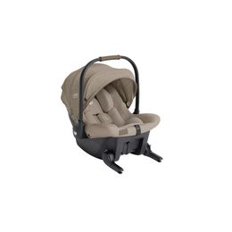 Joie Signature Babyschale Sprint, Sand, Textil, 45x58x64 cm, ECE R 129, abnehmbarer und waschbarer Bezug, feststellbare Schaukelfunktion, Sonnendach, integriertes Gurtsystem, optimaler Aufprallschutz, schadstoffgepr&uuml;ft, schnell leicht im Auto montierbar, Isofix-Befestigung, 3-Punkt-Gurt, Baby on Tour, Babyschalen, Babyschalen