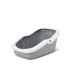 SAVIC Katzentoilette Aseo wei&szlig; / grau