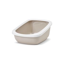 SAVIC Katzentoilette Aseo Jumbo wei&szlig; / mokka