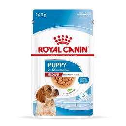 Royal Canin MEDIUM PUPPY Welpenfutter nass f&uuml;r mittelgro&szlig;e Hunde 10x140g