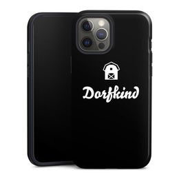 DeinDesign iPhone 12 Pro Max Handy Panzer Handyh&uuml;lle robuste Outdoor H&uuml;lle Schutzh&uuml;lle gl&auml;nzend Statement Dorfkind Life Tough Case