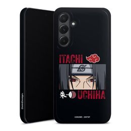 DeinDesign Galaxy A35 5G Handy Premium Case Smartphone Handyh&uuml;lle Schutzh&uuml;lle gl&auml;nzend Naruto Shippuden Manga Itachi Uchiha Premium Case