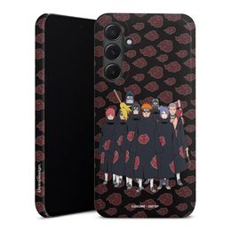 DeinDesign Galaxy A35 5G Handy Premium Case Smartphone Handyh&uuml;lle Schutzh&uuml;lle gl&auml;nzend Akatsuki Naruto Shippuden Official Licensed Product Premium Case