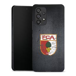 DeinDesign Galaxy A53 5G Handy Premium Case Smartphone Handyh&uuml;lle Schutzh&uuml;lle matt Fc Augsburg Logo Official Licensed Product Premium Case
