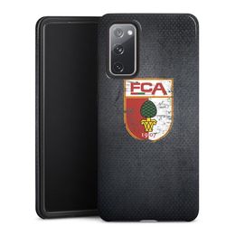 DeinDesign Galaxy S20 FE 5G Handy Panzer Handyh&uuml;lle robuste Outdoor H&uuml;lle Schutzh&uuml;lle gl&auml;nzend Logo Fc Augsburg Official Licensed Product Tough Case