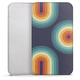 DeinDesign iPhone 16 Pro Max Handy H&uuml;lle Tasche Sleeve Socke Schutzh&uuml;lle Retro Colourful Rainbow Sleeve