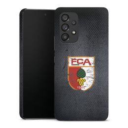 DeinDesign Galaxy A53 5G Handy Premium Case Smartphone Handyh&uuml;lle Schutzh&uuml;lle gl&auml;nzend Fc Augsburg Logo Official Licensed Product Premium Case