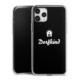 DeinDesign iPhone 11 Pro Max Handy Silikon H&uuml;lle Case transparent Handyh&uuml;lle Statement Dorfkind Life Silikon Case