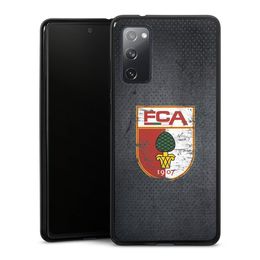 DeinDesign Galaxy S20 FE 5G Handy Silikon H&uuml;lle Case schwarz Handyh&uuml;lle Logo Fc Augsburg Official Licensed Product