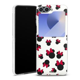 DeinDesign Galaxy Z Flip 7 FE Handy Hard Case Schutzh&uuml;lle transparent Smartphone Handy H&uuml;lle Disney Official Licensed Product Minnie Mouse Hard Case