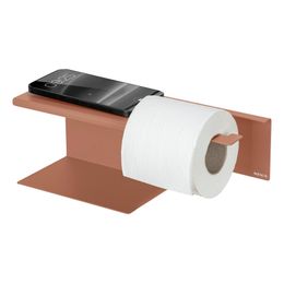 Wenko Toilettenpapierhalter 'Lizan' braun Stahl 30 x 11.7 x 10.7 cm