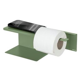 Wenko Toilettenpapierhalter 'Lizan' gr&uuml;n Stahl 30 x 11.7 x 10 cm