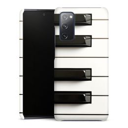 DeinDesign Galaxy S20 FE Handy Premium Case Smartphone Handyh&uuml;lle Schutzh&uuml;lle matt Piano Music Klavier Premium Case