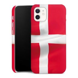 DeinDesign iPhone 12 mini Handy Premium Case Smartphone Handyh&uuml;lle Schutzh&uuml;lle matt Denmark Flag Premium Case