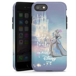 DeinDesign iPhone SE (2020) Handy Panzer Handyh&uuml;lle robuste Outdoor H&uuml;lle Schutzh&uuml;lle gl&auml;nzend Disney Official Licensed Product Cinderella Tough Case